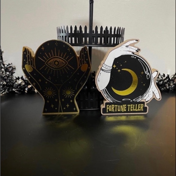 T.J.Maxx | Holiday | Halloween Signs Table Decor Fortune Teller Mystic ...